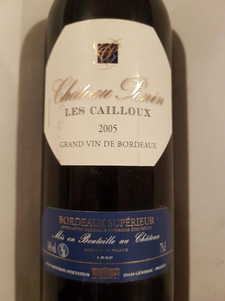 2002 Château Penin Les Cailloux, France, Bordeaux, Bordeaux Supérieur ...