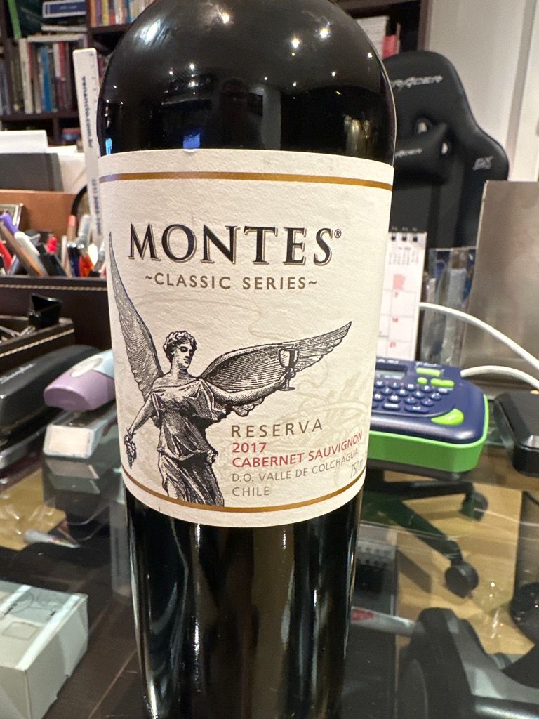 2011 Montes Cabernet Sauvignon Reserva Classic Series, Chile, Rapel ...