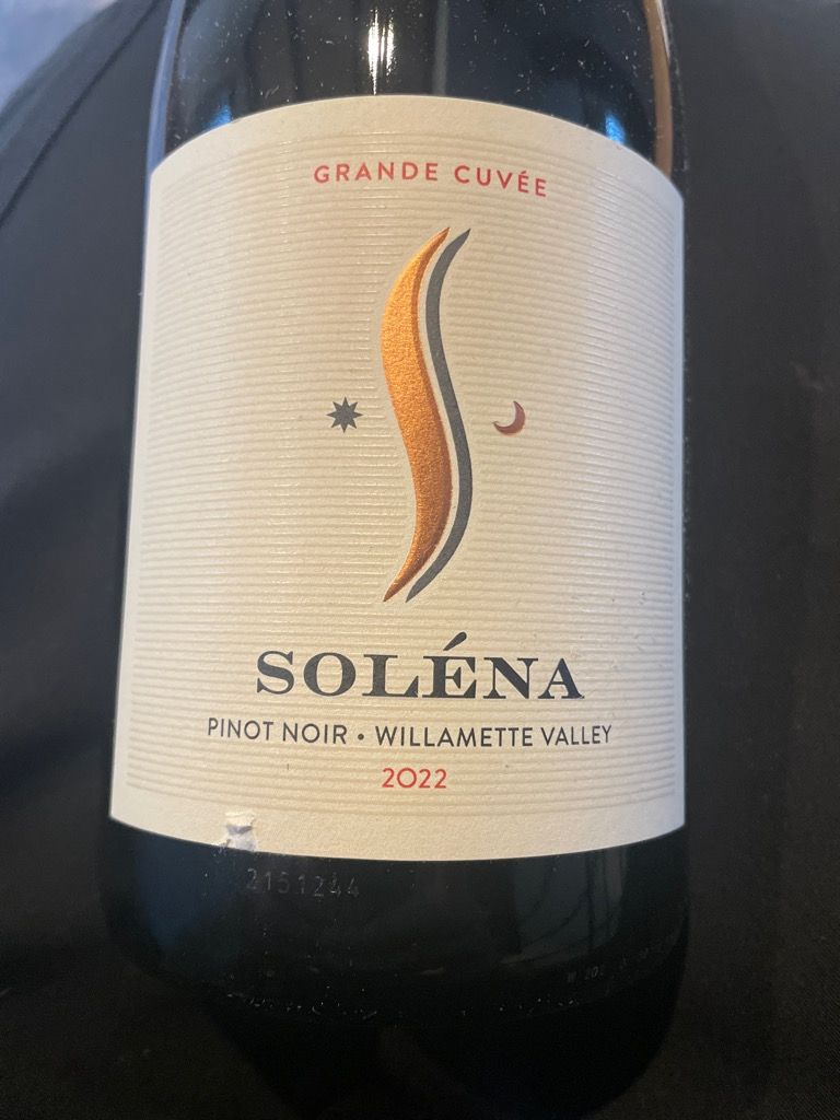 2023 Soléna Pinot Noir Grande Cuvée, USA, Oregon, Willamette Valley ...