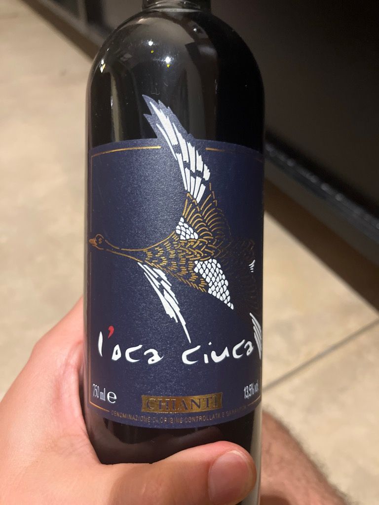 2020 L'Oca Ciuca Chianti, Italy, Tuscany, Chianti - CellarTracker