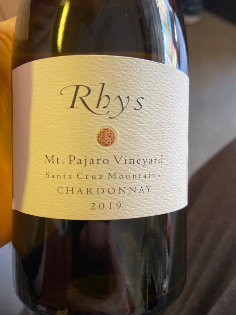 2019 Rhys Chardonnay Mt. Pajaro Vineyard, USA, California, Santa Cruz ...