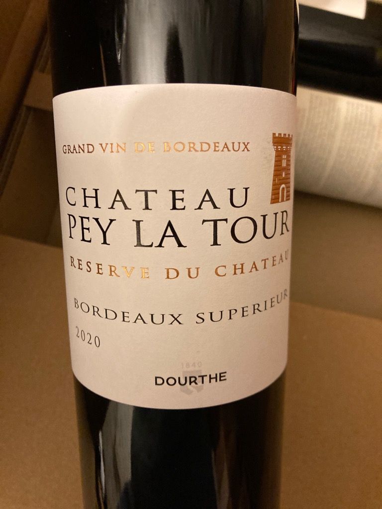 2022 Château Pey La Tour Réserve du Château, France, Bordeaux, Bordeaux ...