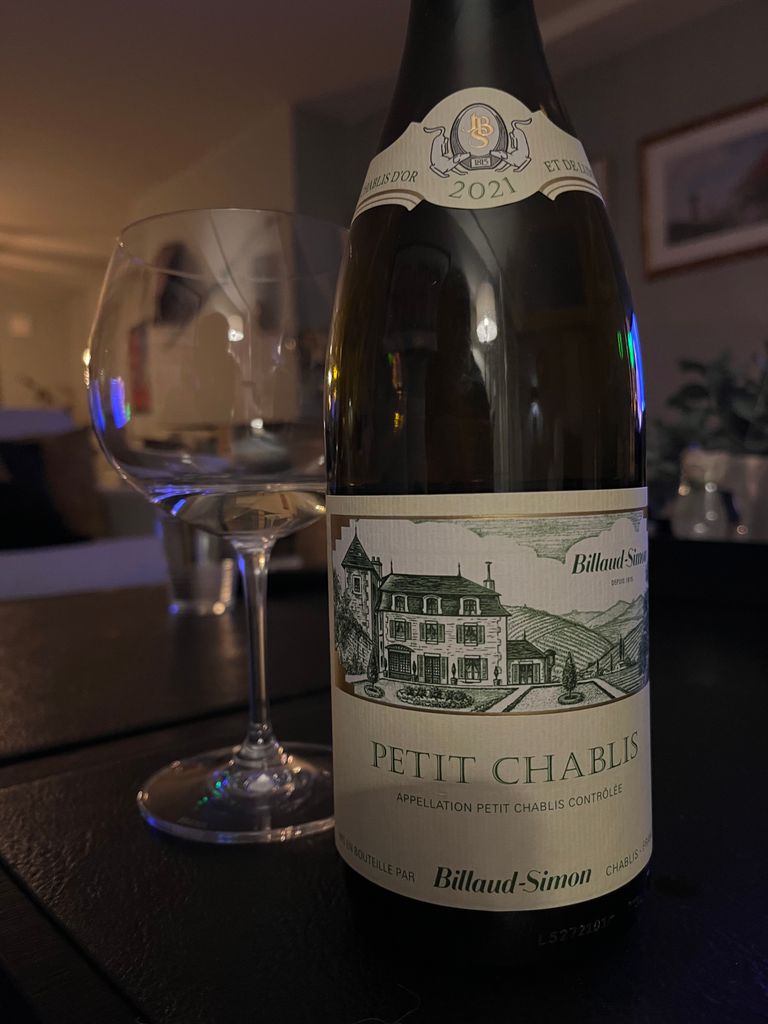 2021 Domaine Billaud-Simon Petit Chablis, France, Burgundy, Chablis ...