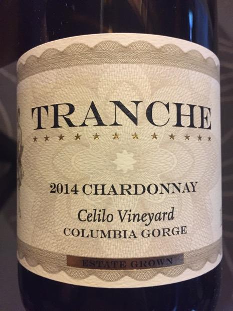 2014 Tranche Cellars Chardonnay Celilo Vineyard, USA, Oregon/Washington ...