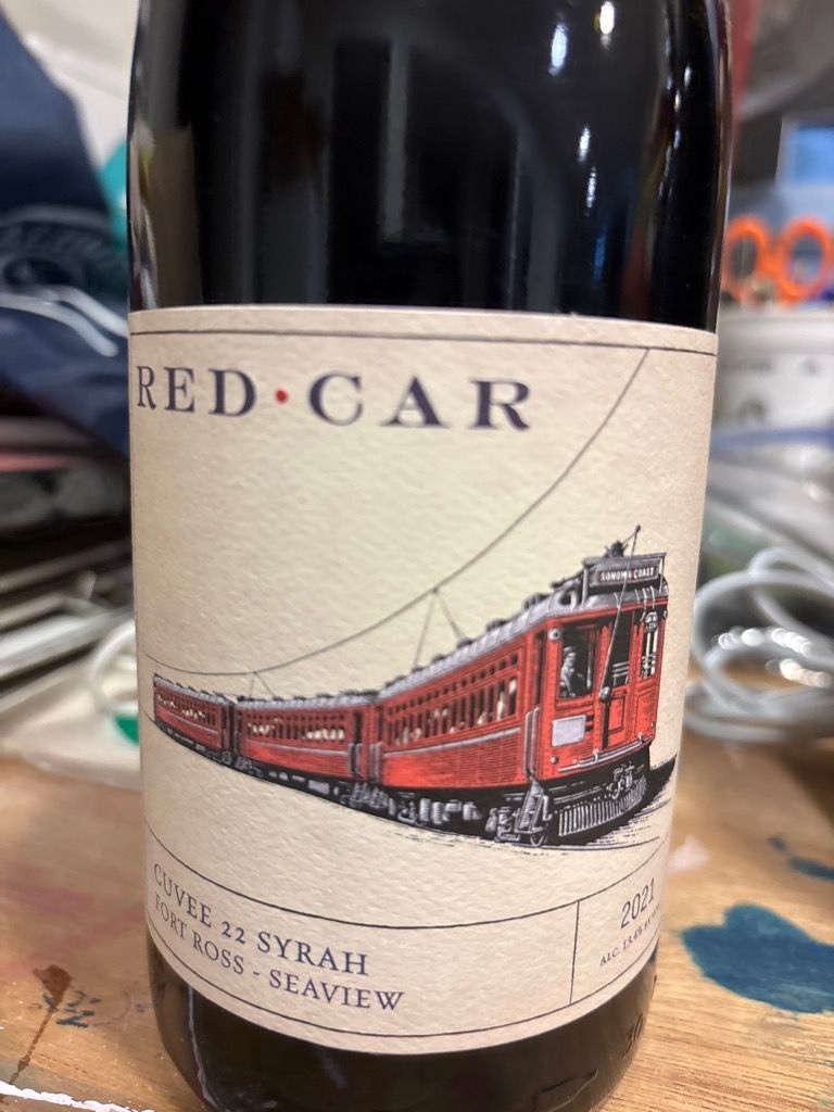 2021 Red Car Syrah Cuvée 22, USA, California, Sonoma County - CellarTracker