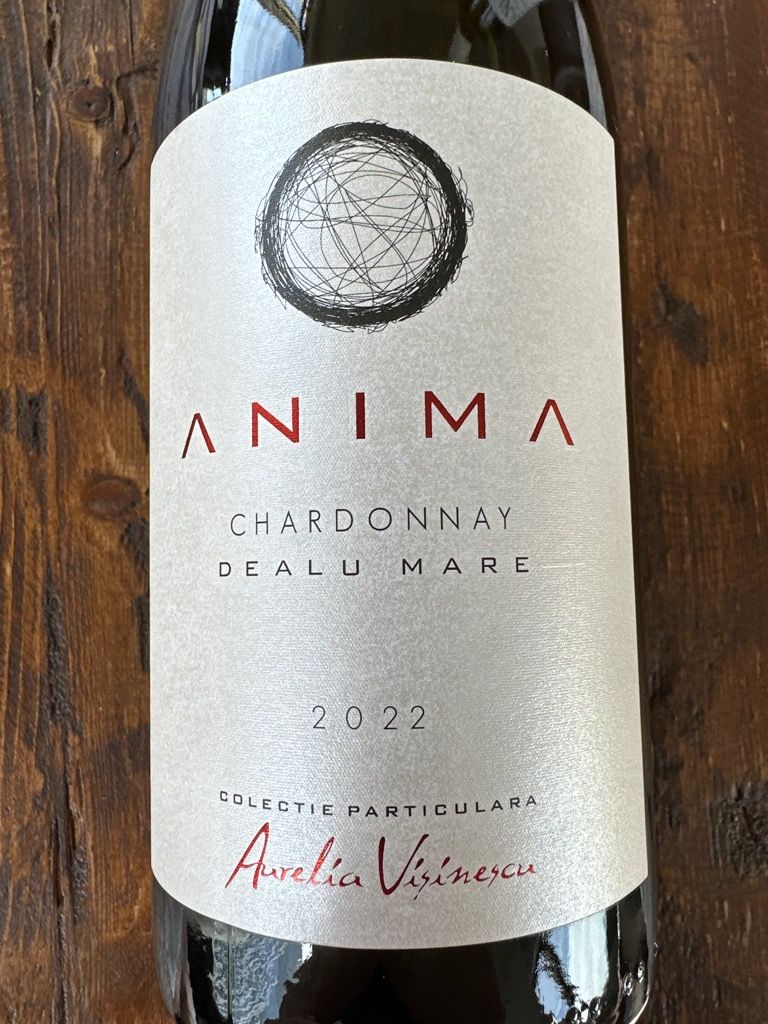 2022 Aurelia Visinescu Chardonnay Anima Colectie Particulara, Romania ...