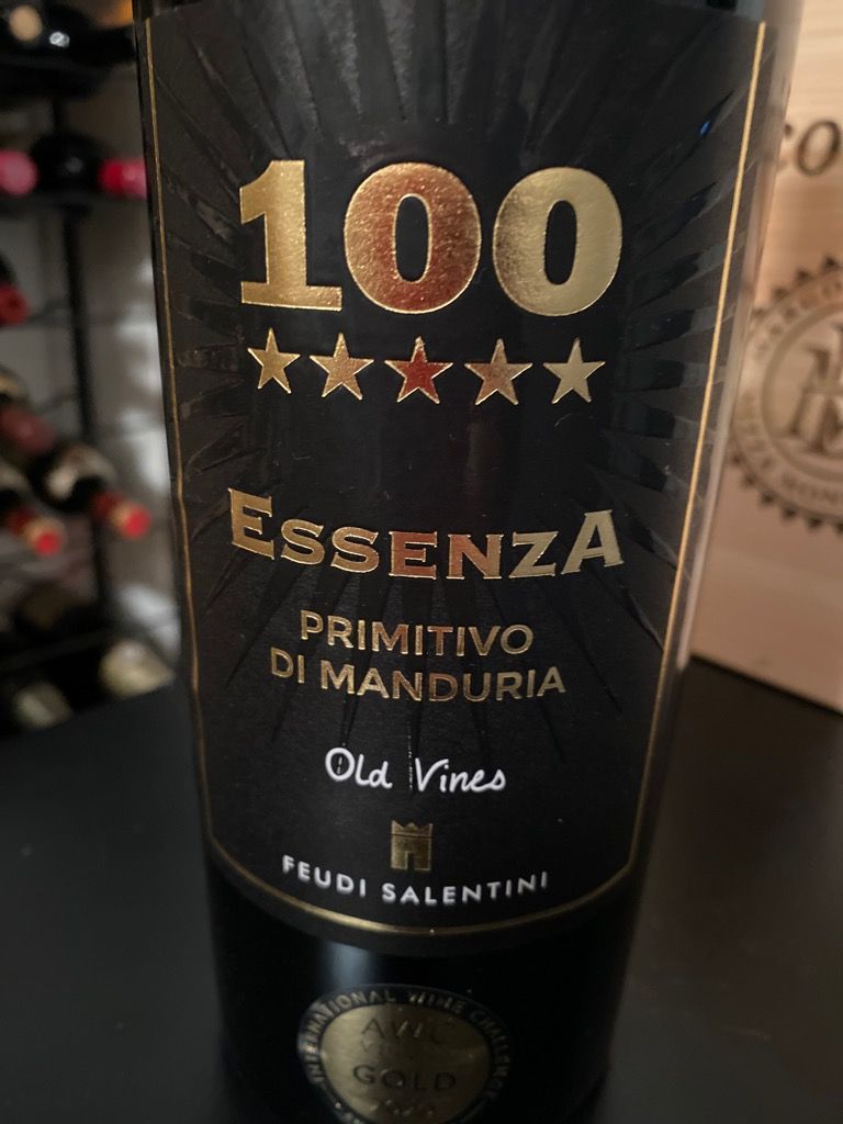 2017 Feudi Salentini Primitivo di Manduria Terra Old Vines Platinum ...