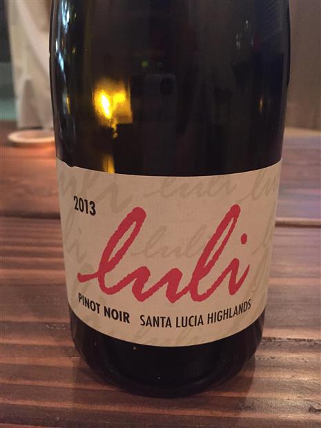 2013 Luli Pinot Noir Santa Lucia Highlands, USA, California, Central ...