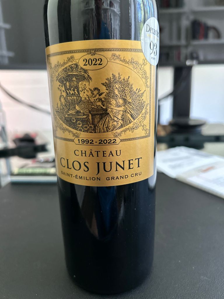 2022 Château Clos Junet, France, Bordeaux, Libournais, Saint-Émilion ...