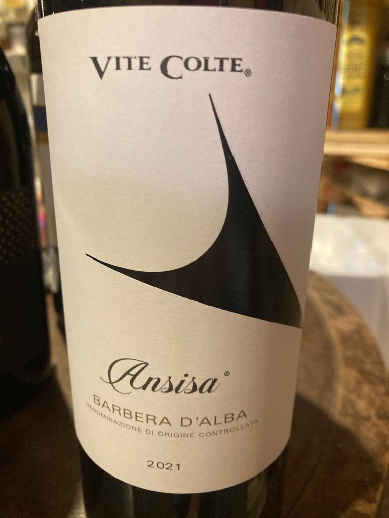 2021 Vite Colte Barbera d'Alba Ansisa, Italy, Piedmont, Alba, Barbera d ...
