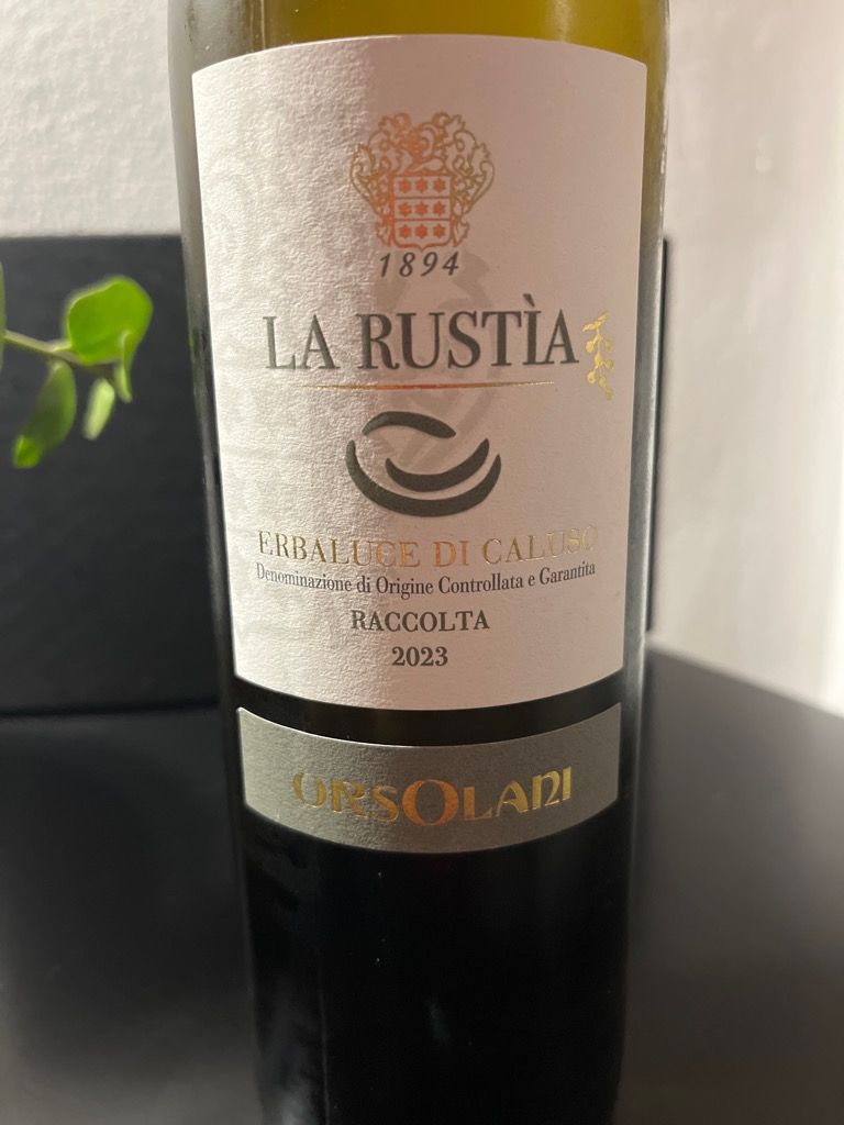 2024 Orsolani Erbaluce di Caluso La Rustia, Italy, Piedmont, Northern ...