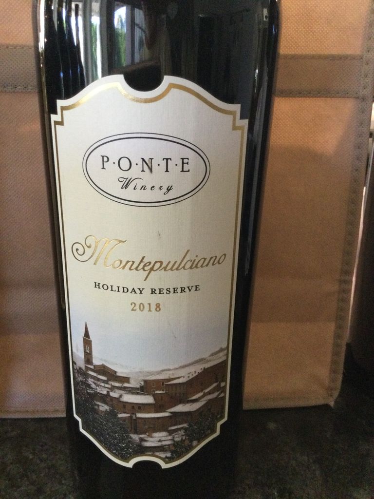 2019 Ponte Winery Montepulciano, USA, California, South Coast, Temecula ...