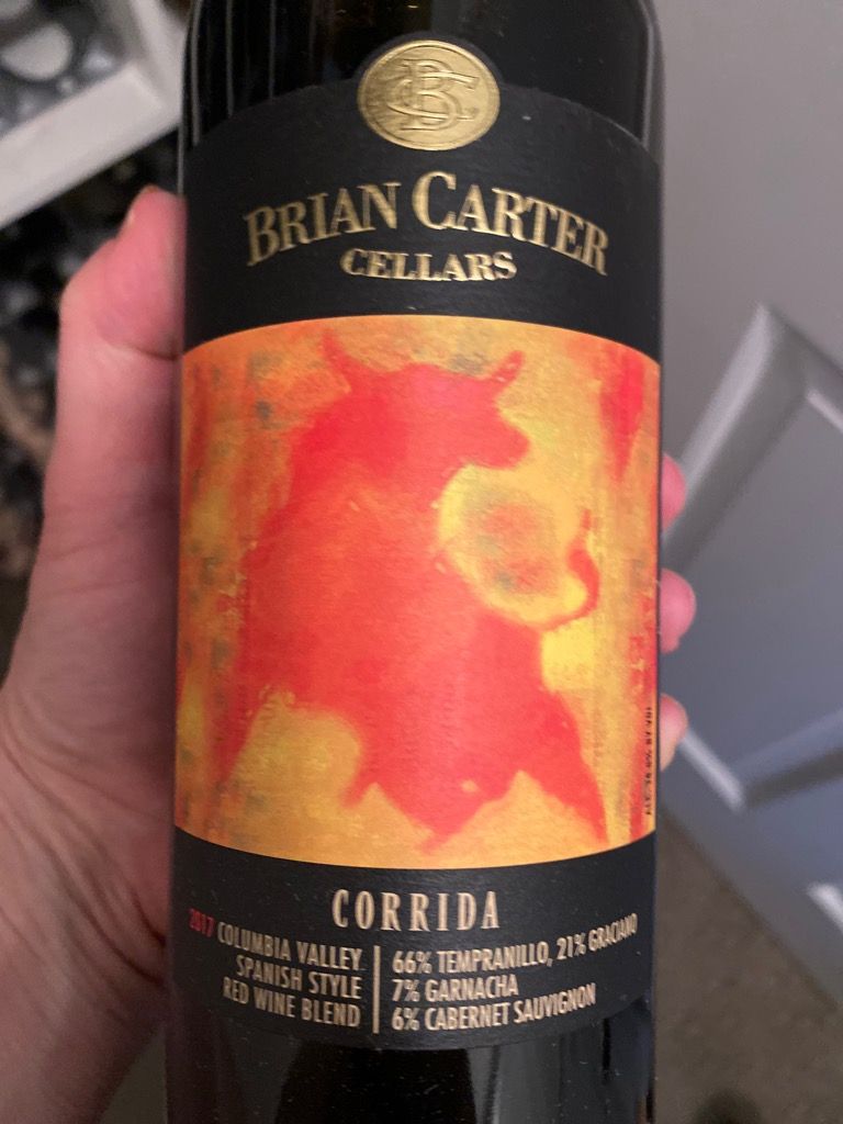 2017 Brian Carter Cellars Corrida, USA, Washington, Columbia Valley ...