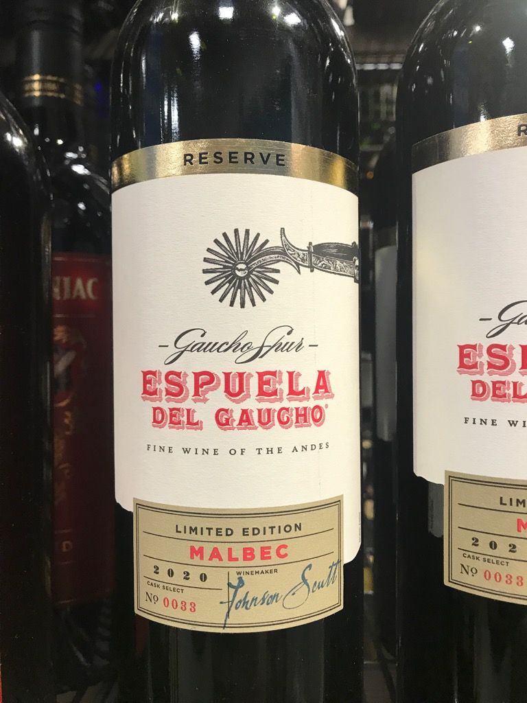 2022 Espuela del Gaucho Malbec Limited Edition Reserve, Argentina ...