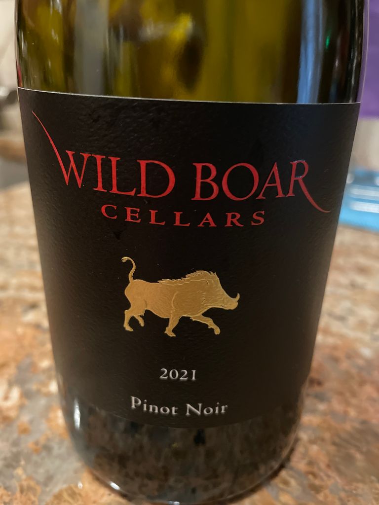 2021 Wild Boar Cellars Pinot Noir, USA, Virginia, Northern Virginia, Loudoun County - CellarTracker
