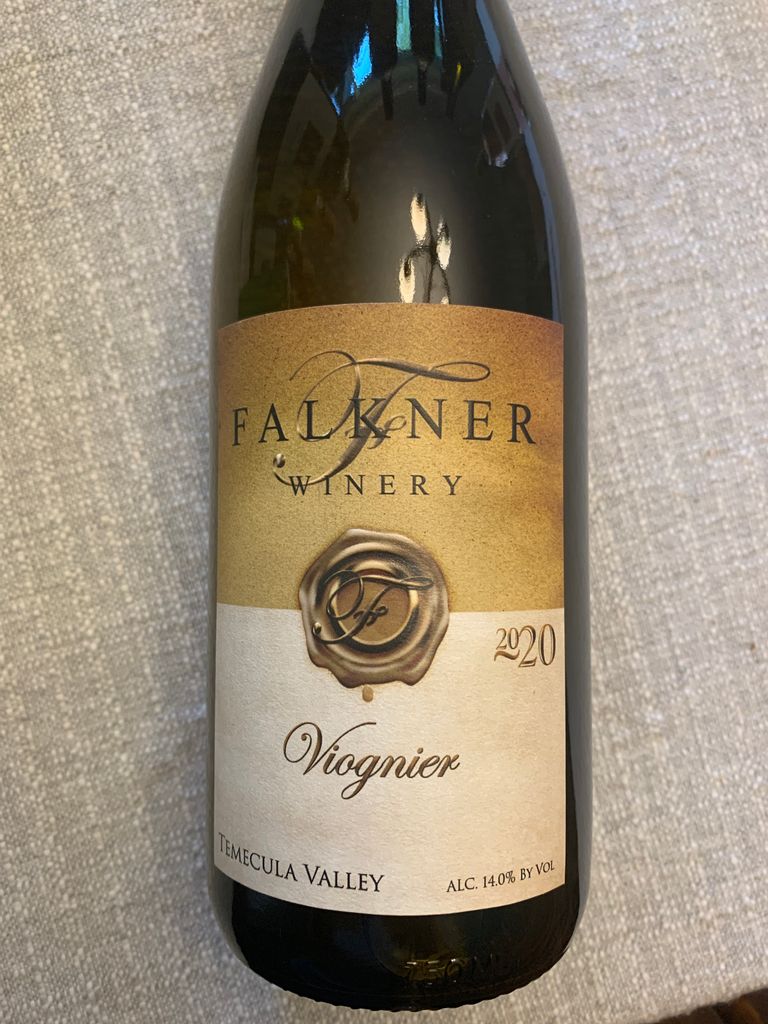 2022 Falkner Winery Viognier, USA, California, South Coast, Temecula ...