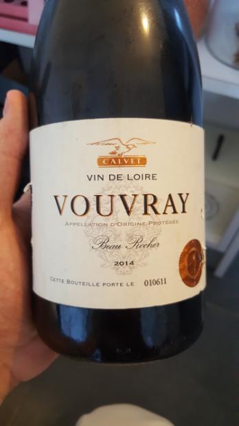 2013 Calvet Vouvray Beau Rocher, France, Loire Valley, Touraine ...