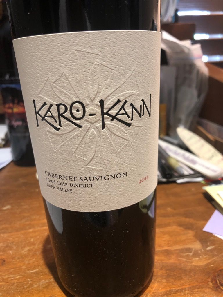 2014 Karo-Kann Cabernet Sauvignon Stags Leap District, USA, California ...