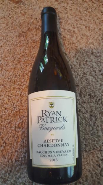 2012 Ryan Patrick Vineyards Chardonnay Reserve, USA, Washington ...