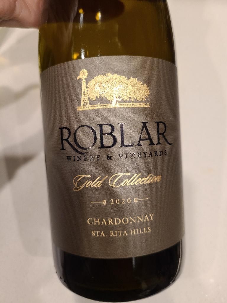 2020 Roblar Chardonnay Gold Collection, USA, California, Central Coast ...
