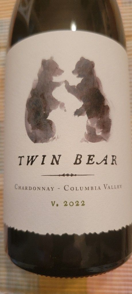 2022 Pursued by Bear Chardonnay Twin Bear, USA, Washington, Columbia ...