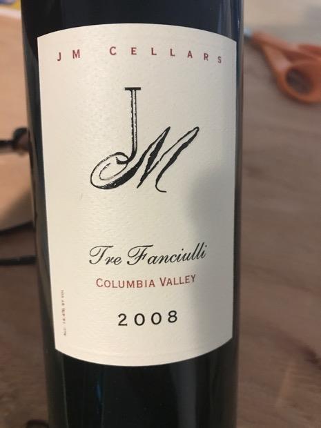 2008 JM Cellars Tre Fanciulli, USA, Washington, Columbia Valley, Red ...