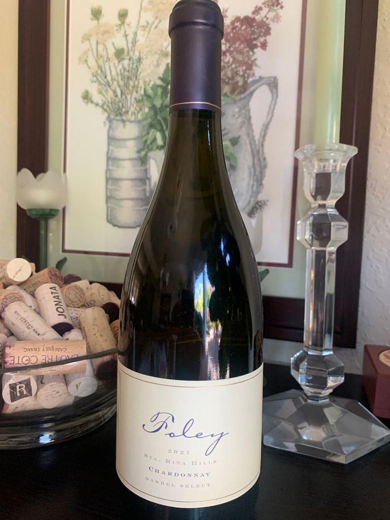 2022 Foley Estates Chardonnay Barrel Select Sta. Rita Hills, USA ...