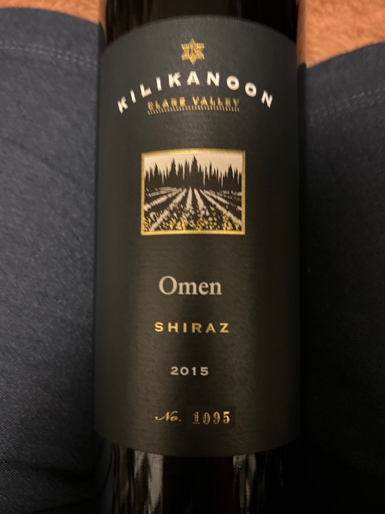 2015 Kilikanoon Shiraz Omen, Australia, South Australia - CellarTracker