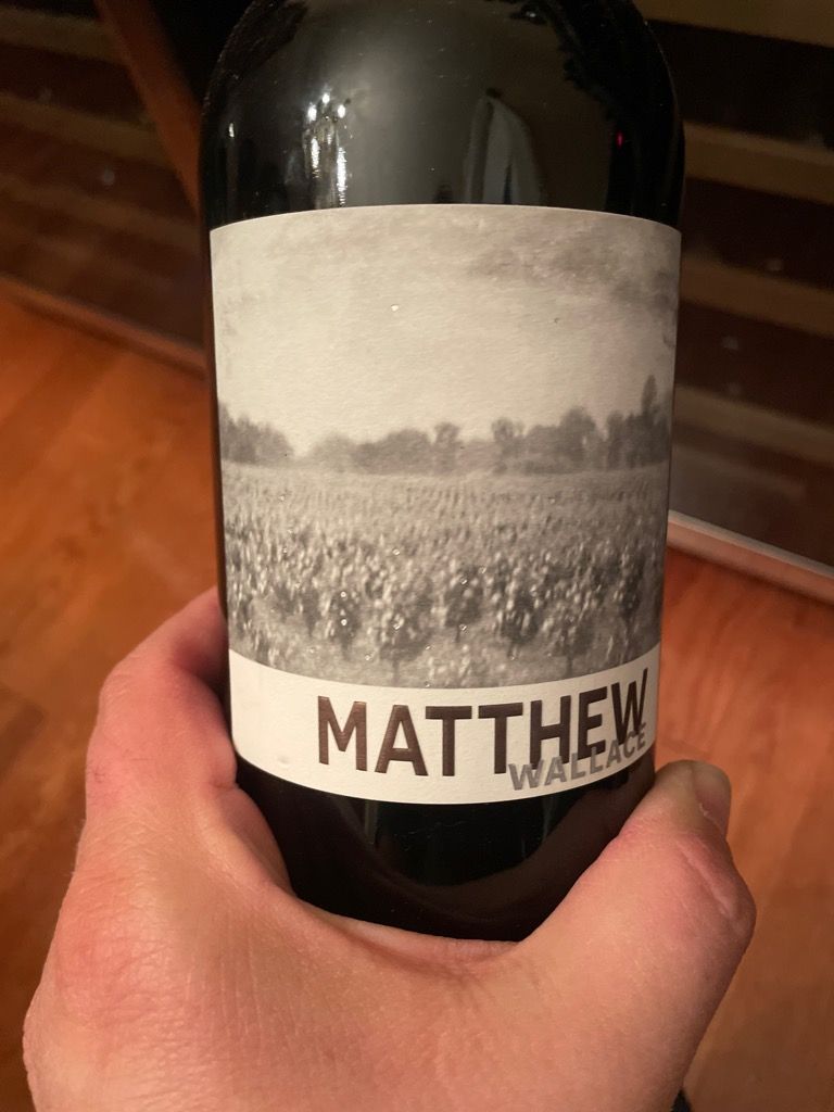 2022 Matthew Wallace Cabernet Sauvignon, USA, California, Napa Valley ...