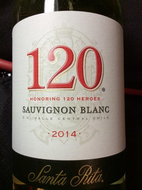 2013 Viña Santa Rita Sauvignon Blanc 120, Chile, Central Valley ...