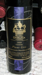 2007 Royal DeMaria Pinot Gris Icewine, Canada, Ontario, Niagara ...