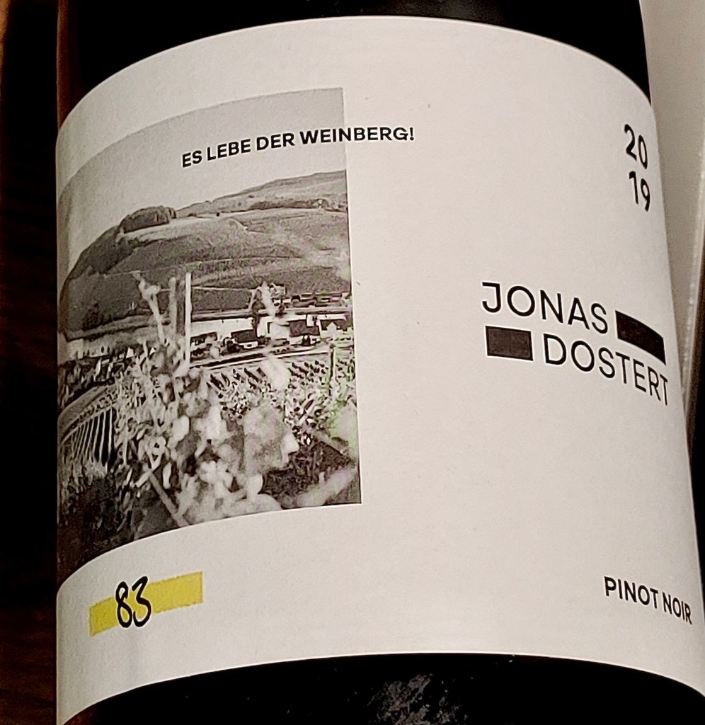 2019 Jonas Dostert Pinot Noir, Germany, Mosel Saar Ruwer - CellarTracker