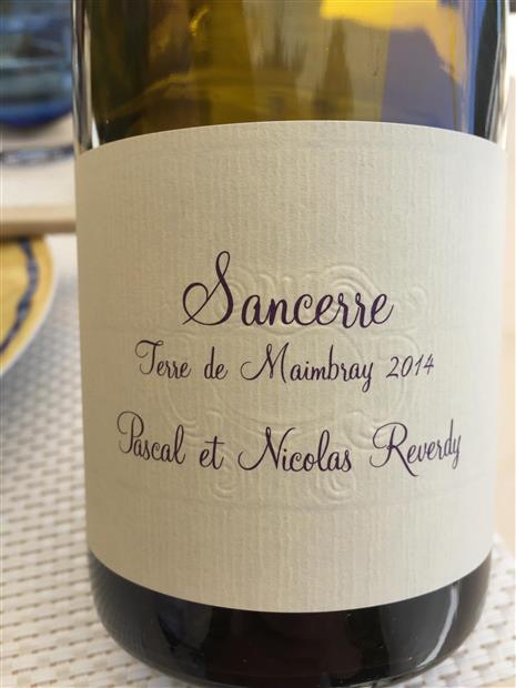 2014 Pascal & Nicolas Reverdy Sancerre Terre de Maimbray, France, Loire ...