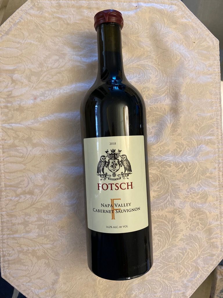 2019 Fotsch Cabernet Sauvignon, USA, California, Napa Valley ...