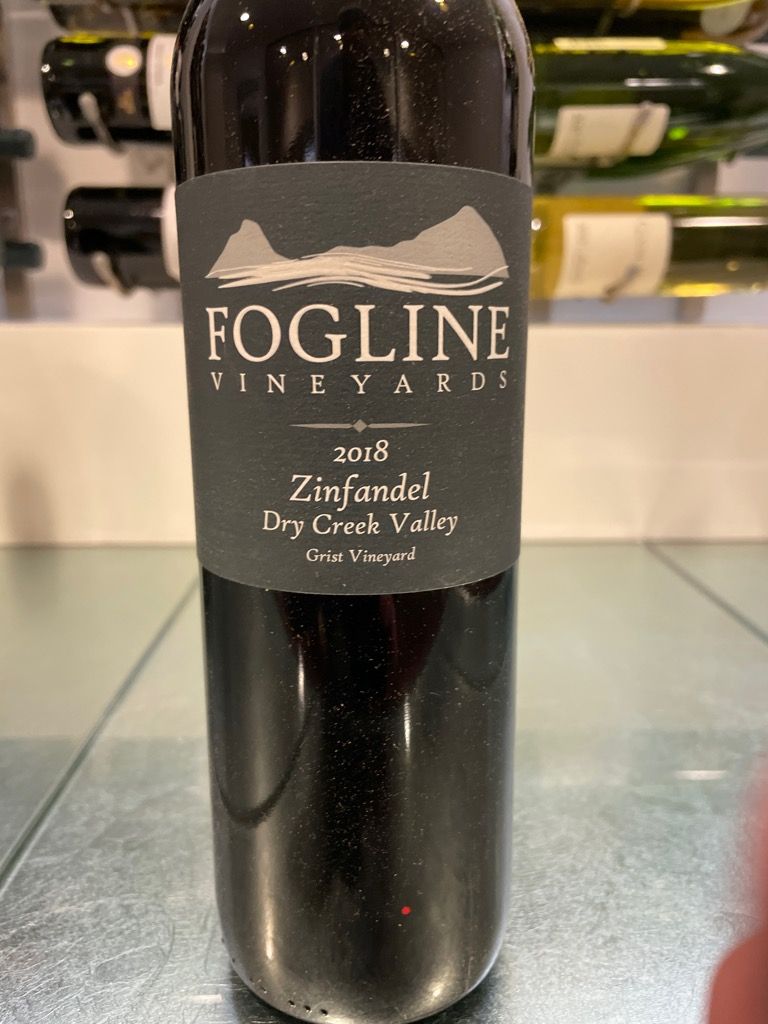 2019 Fogline Vineyards Zinfandel Grist Vineyard, USA, California ...