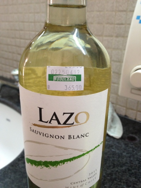2011 Lazo Sauvignon Blanc, Chile, Central Valley - CellarTracker