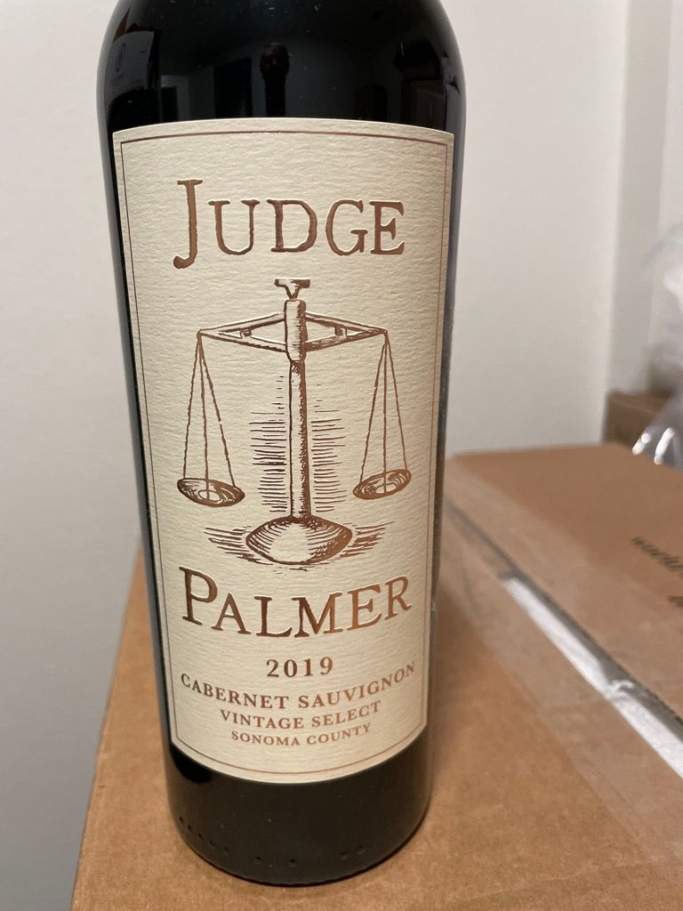 2019 Judge Palmer Wines Cabernet Sauvignon Vintage Select, USA ...