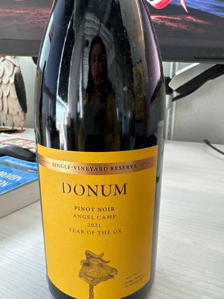 2018 Donum Pinot Noir Reserve Angel Camp, USA, California, North Coast ...
