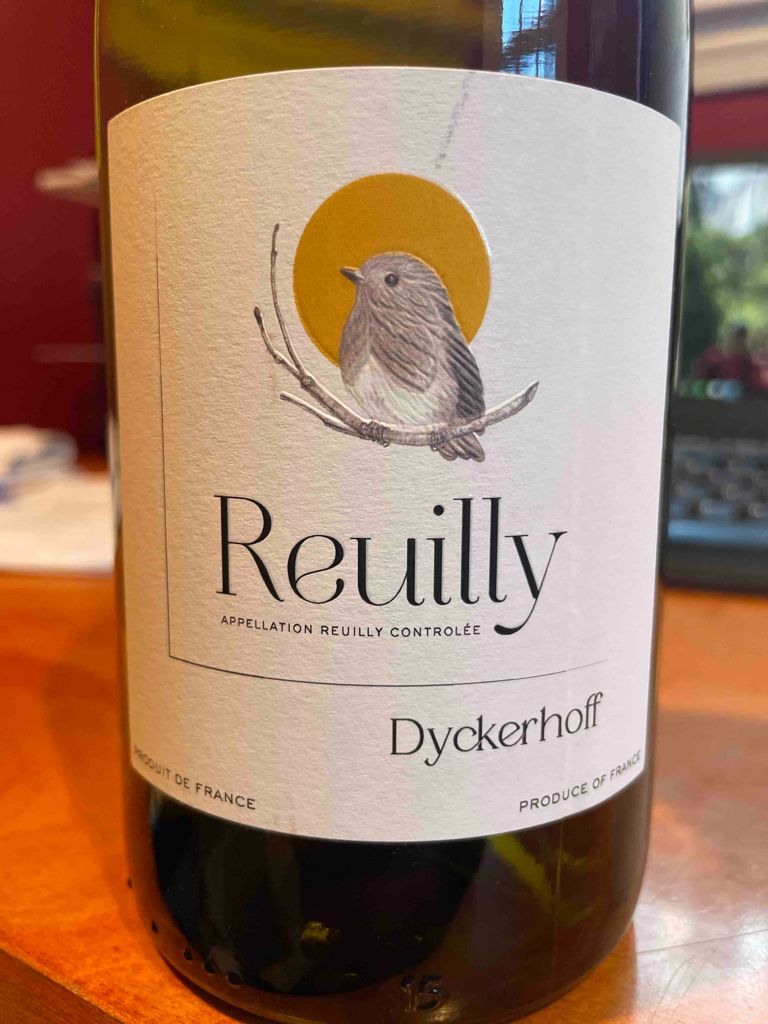 2023 Domaine Dyckerhoff Reuilly, France, Loire Valley, Upper Loire ...