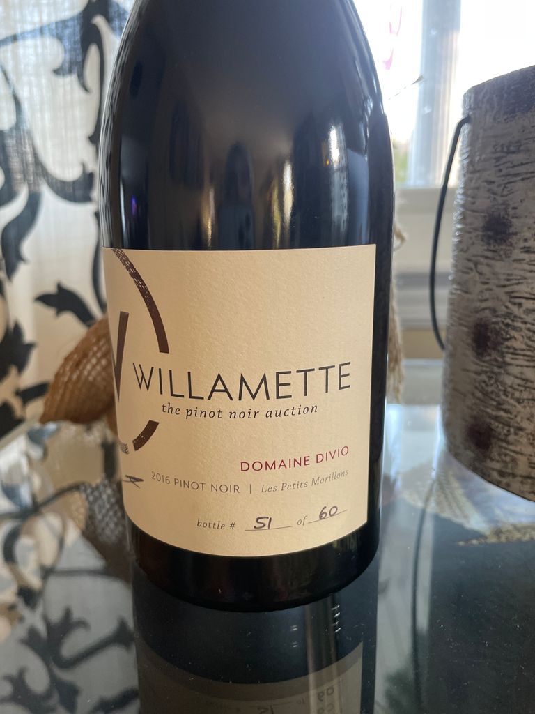 2022 Domaine Divio Pinot Noir Willamette Pinot Noir Barrel Auction, USA ...