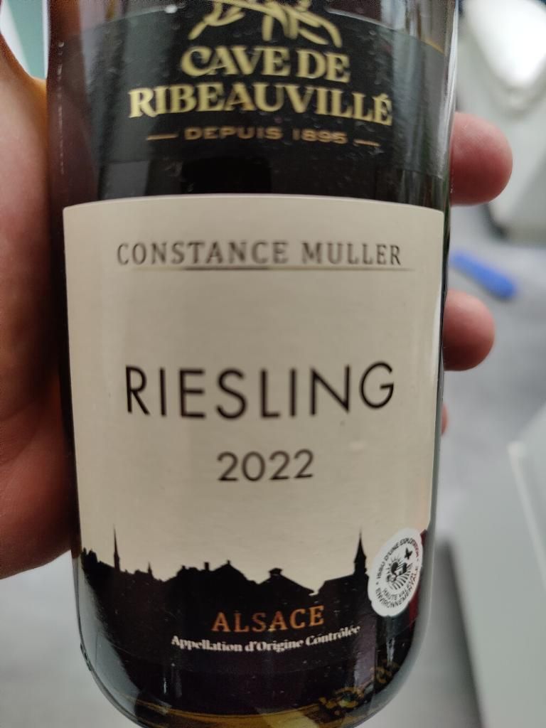 2022 Cave de Ribeauvillé Riesling Constance Muller, France, Alsace ...