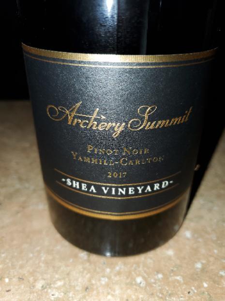 2017 Archery Summit Pinot Noir Summit Vineyard, USA, Oregon, Willamette ...