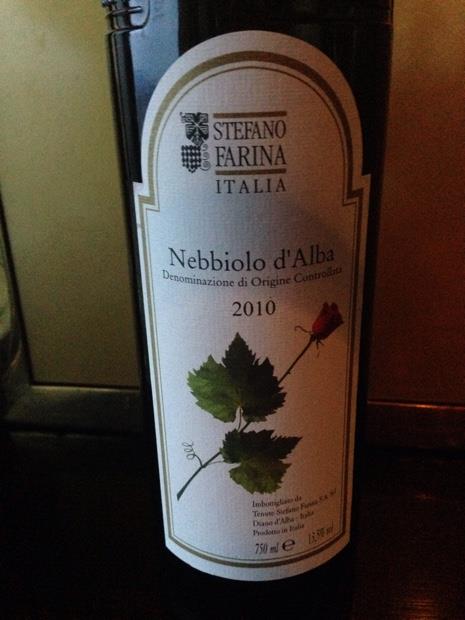 2018 Stefano Farina Nebbiolo d'Alba, Italy, Piedmont, Alba, Nebbiolo d ...