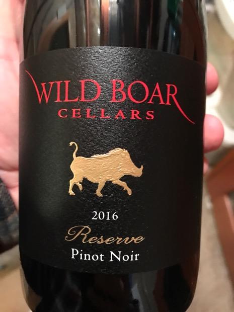 2016 Wild Boar Cellars Pinot Noir Reserve, USA, Virginia, Northern ...