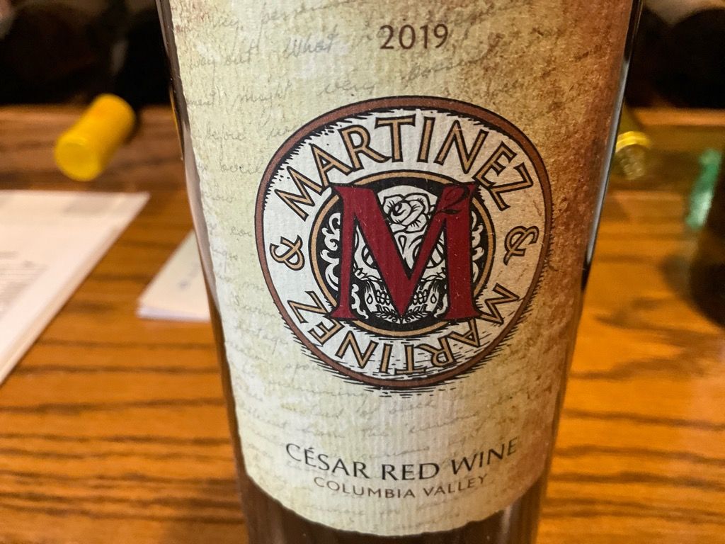 2021 Martinez & Martinez Cesar Red Wine, USA, Washington, Columbia ...