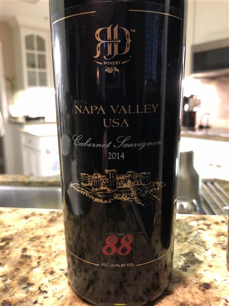 2014 RD Winery Cabernet Sauvignon, USA, California, Napa Valley ...