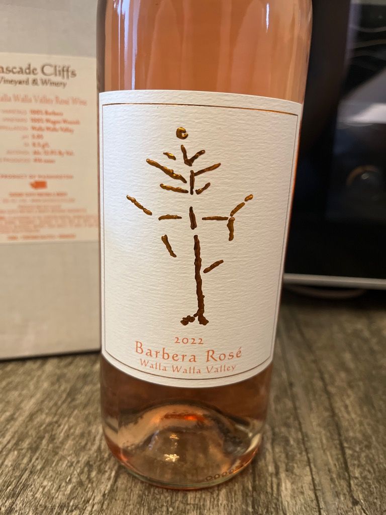 2022 Cascade Cliffs Barbera Rosé, USA, Washington, Columbia Valley ...
