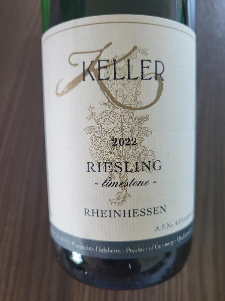 2022 Weingut Keller Riesling Limestone, Germany, Rheinhessen ...