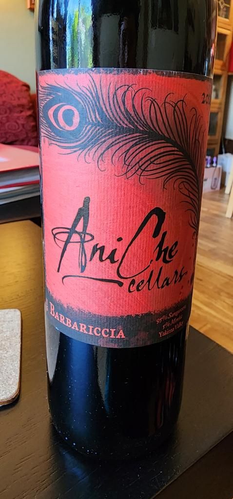 2020 AniChe Cellars Barbariccia, USA, Washington, Columbia Valley ...