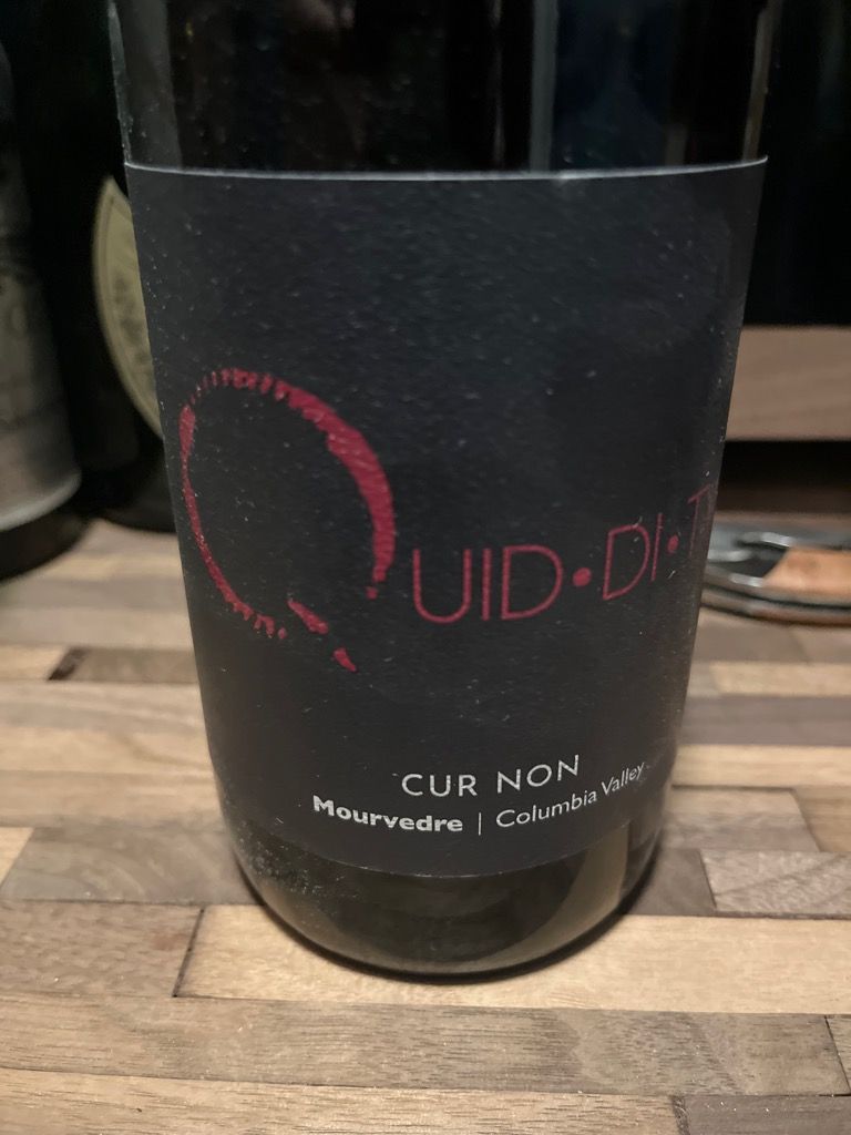 2020 Quiddity Wines Mourvèdre Cur Non, USA, Washington, Columbia Valley ...